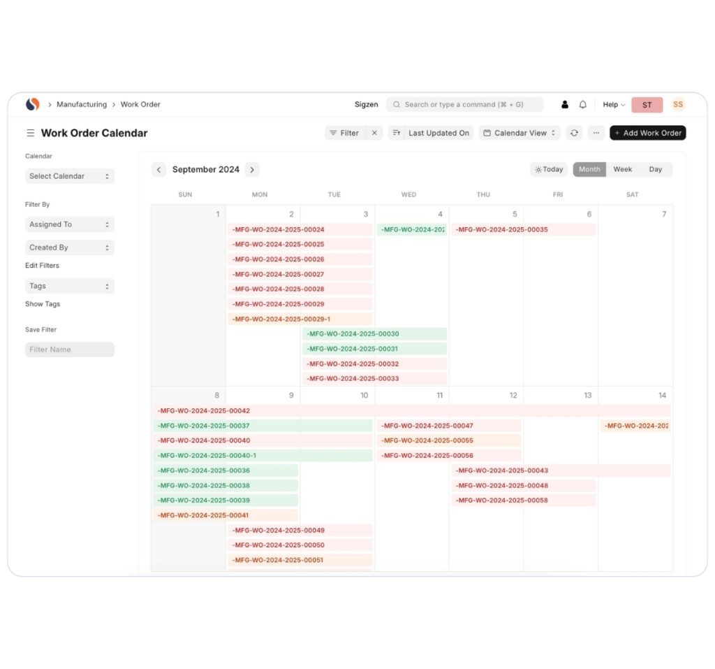 ERP for Manufacturing Industry | Sigzen Technologies